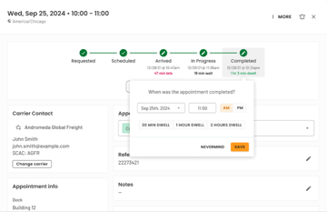 Opendock Dock Scheduling